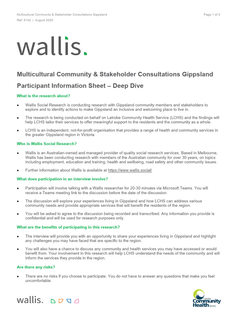 5142 Information Sheet - Deep Dive | PDF | Privacy