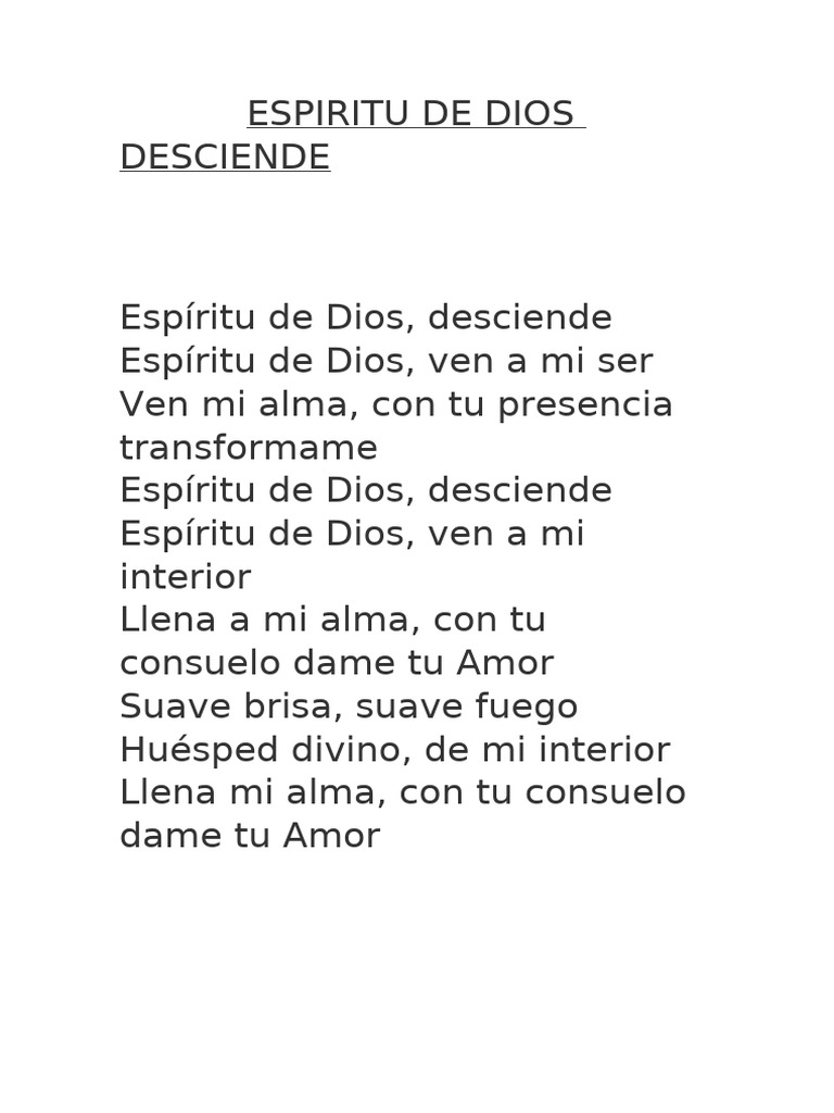 Suave Brisa, Suave Fuego: Letra | PDF