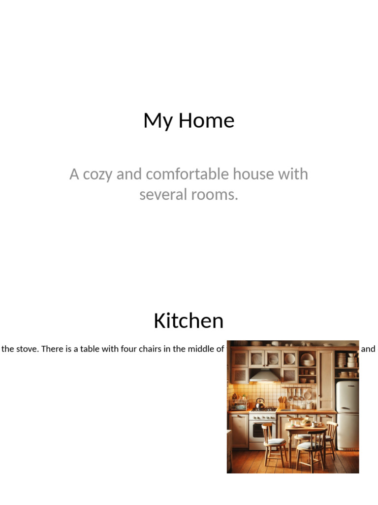 My Home Presentation | PDF