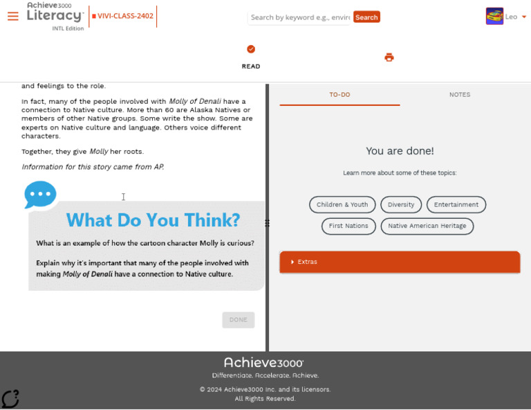 Achieve3000 Lesson | PDF