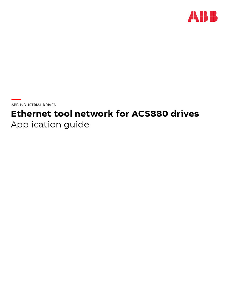 ACS880 Ethernet Network Application Guide | PDF | Computer Network | Ip ...