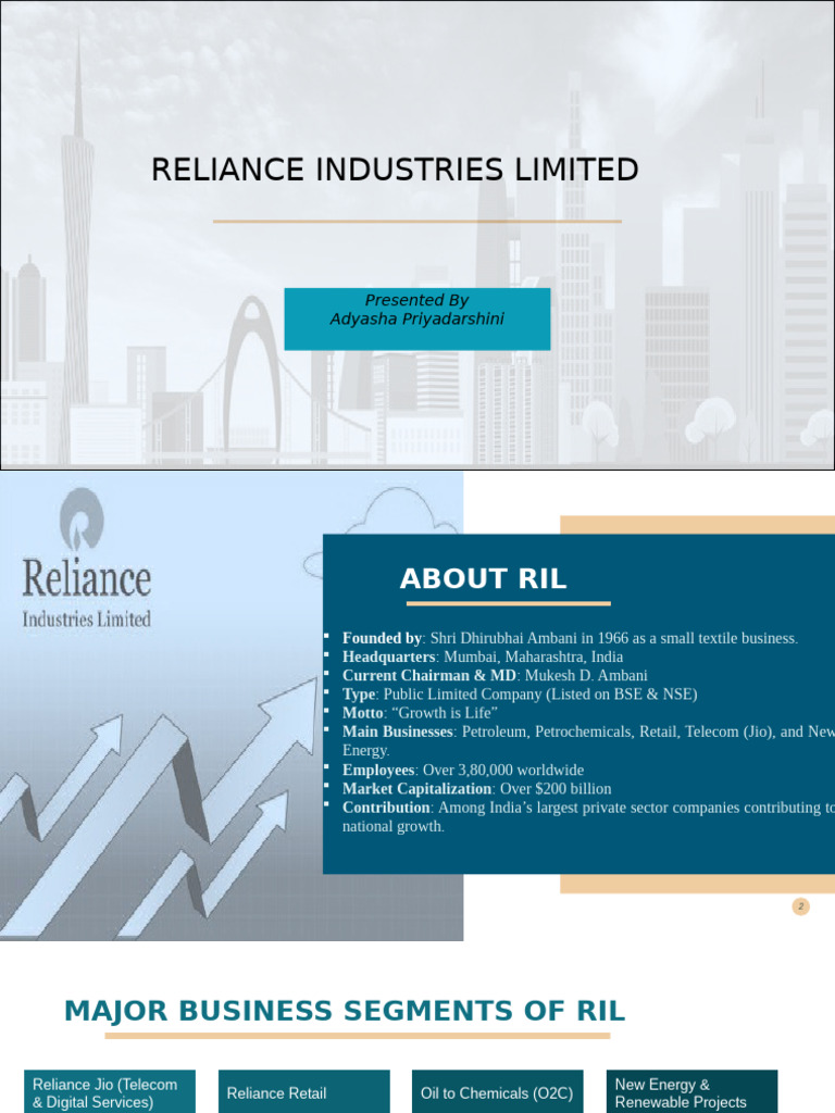 Reliance Industries Marketing Plan Overview | PDF
