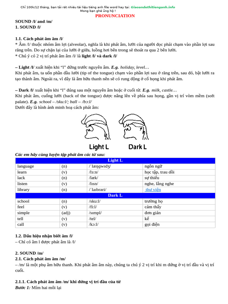 Unit 4 - Pronunciation | PDF