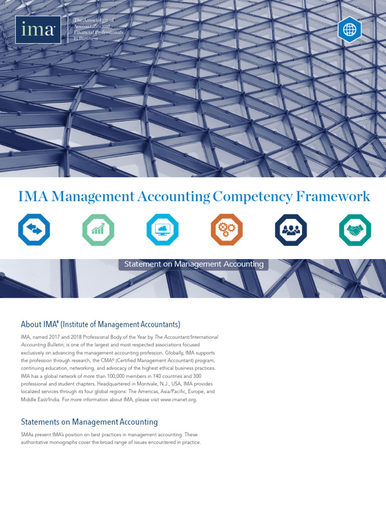 IMA Management Accounting Competency Framework | PDF | Strategic ...