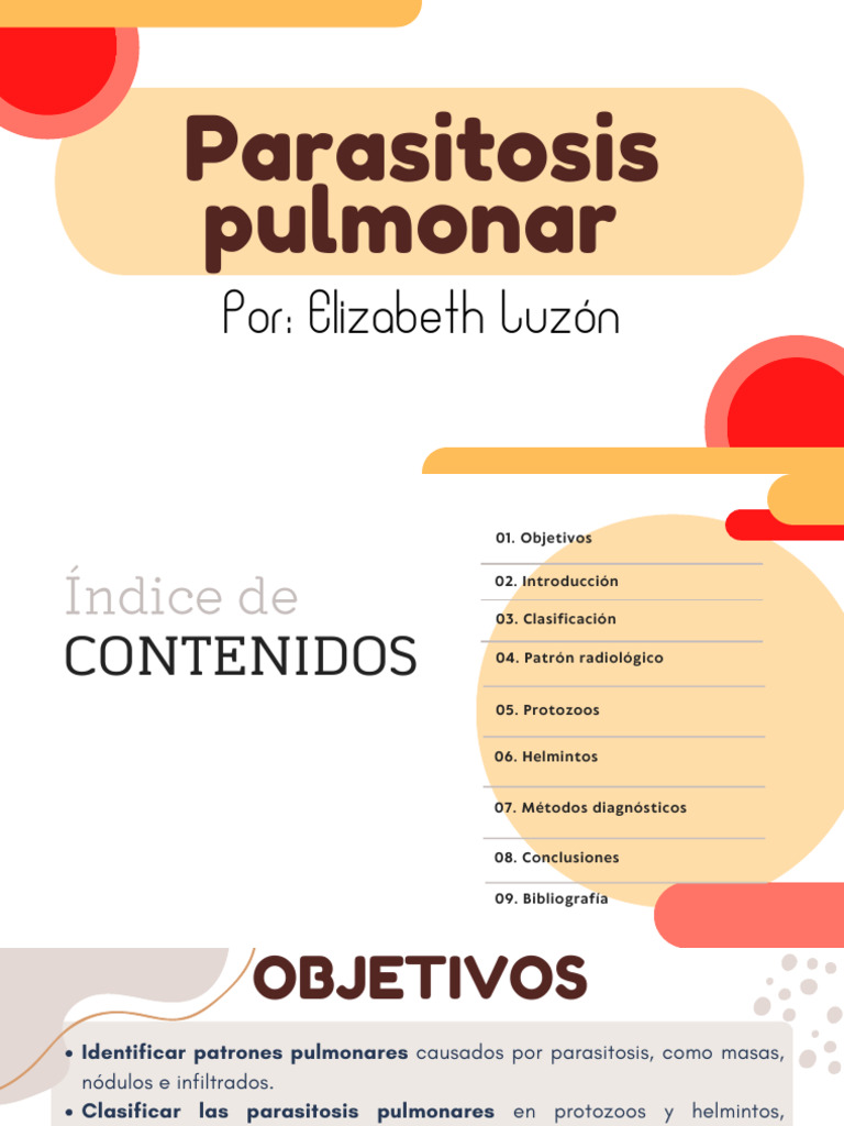 Parasitosis Pulmonar Pdf Pulmón Microbiología