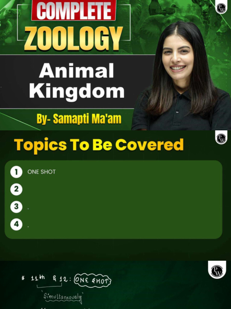 Animal Kingdom - Class Notes | PDF