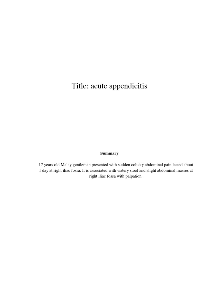 Case Clerking Apendic | PDF | Pulse | Heart