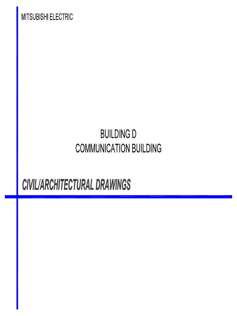 05 - Basic Design Drawings For Building D | PDF