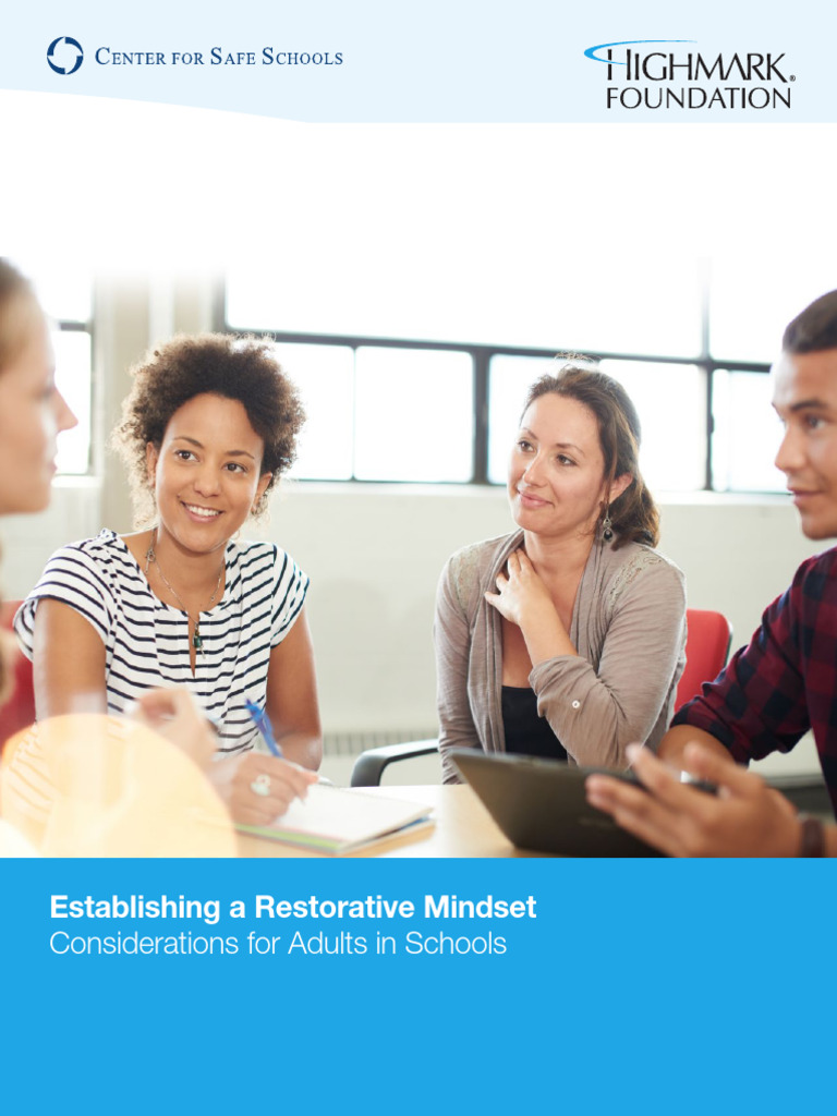 Establishing A Restorative Mindset | PDF | Bullying | Intimate ...