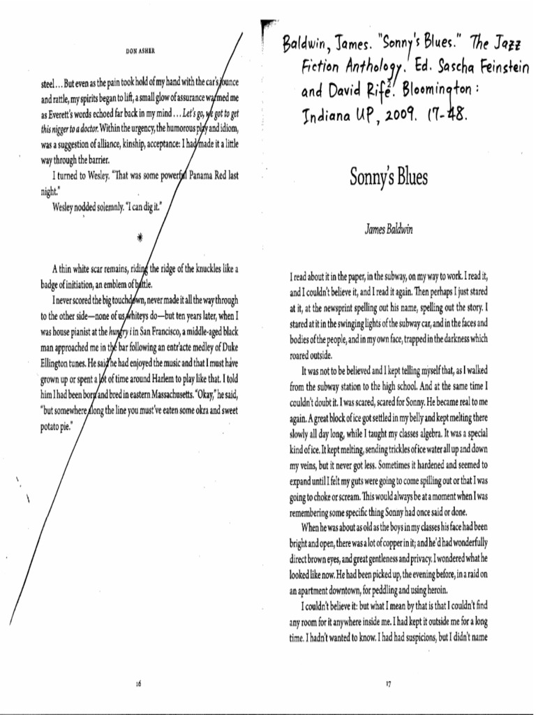 Baldwin. Sonnys Blues | PDF