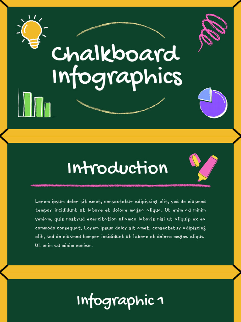 Chalkboard Infographics | PDF | Tullii
