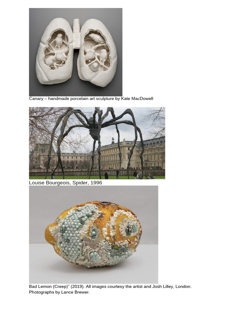 Sculpture Project Artist Inspiration | PDF