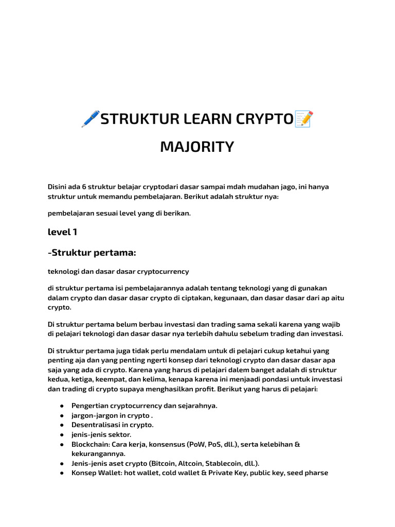 Structure Learn Crypto Major | PDF