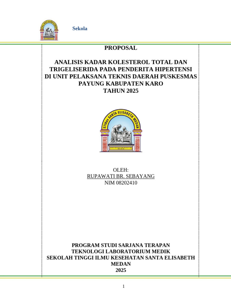 Analisis Kolesterol dan Trigliserida Hipertensi | PDF