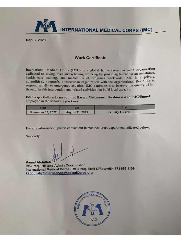 Certificate IMC PDF | PDF