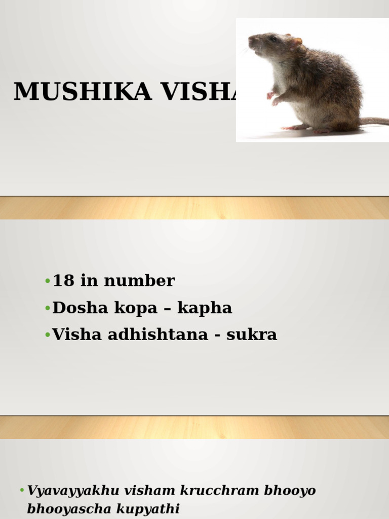 Mushika Visha | PDF | Rabies | Health Sciences