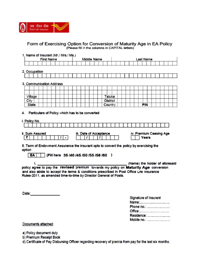 Conversion Form | PDF