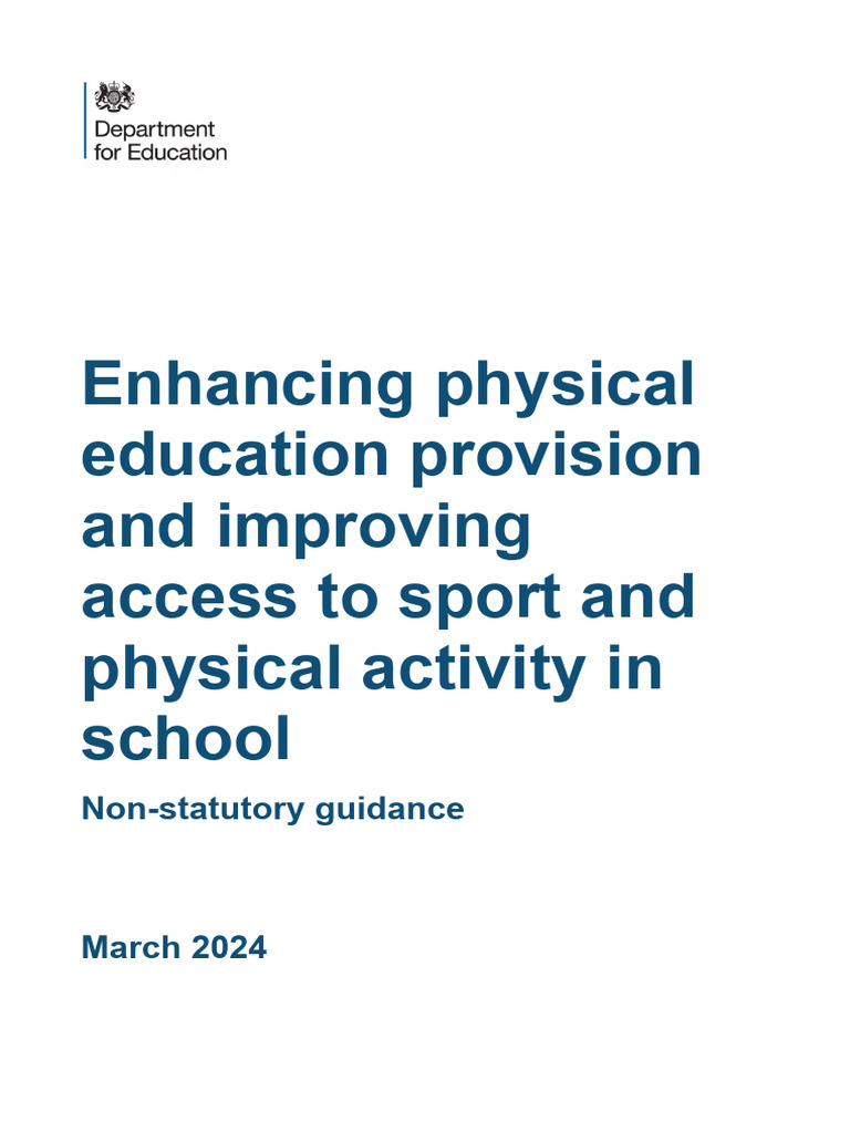Enhancing Physical Education Provision and Improving Access To Sport ...