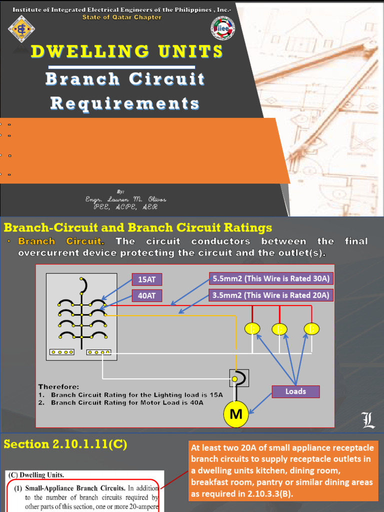 Branch Circuit Requirements for Dwelling Units | PDF | Kitchen ...
