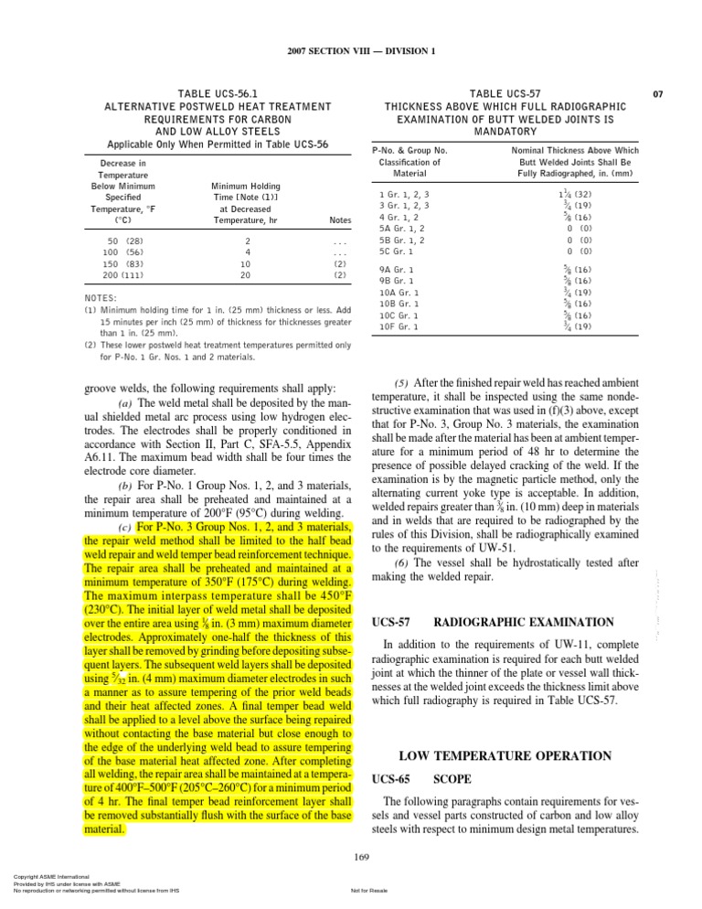 ASME Sec VIII - Temper Bead Technique | PDF | Welding | Construction
