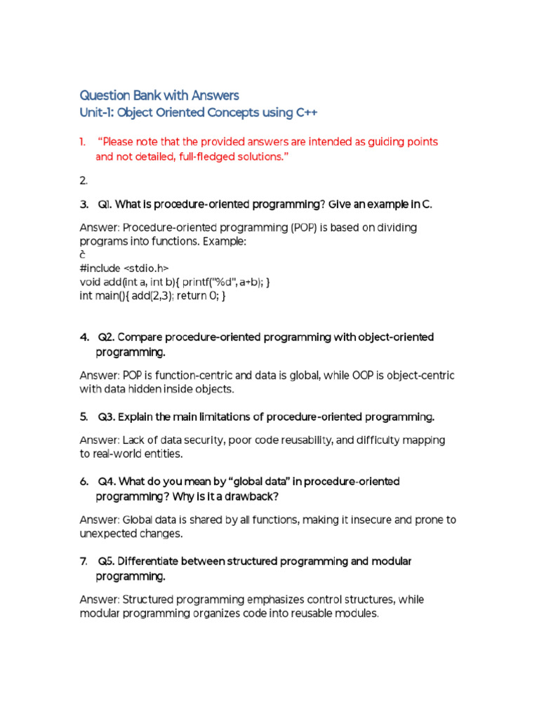 Question Bank - PDF 243 | PDF