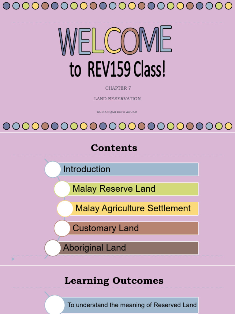 Understanding Malay Reserve Land | PDF | Malaysia