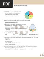 Grade 7 Probability Worksheet Guide | PDF | Probability | Menu