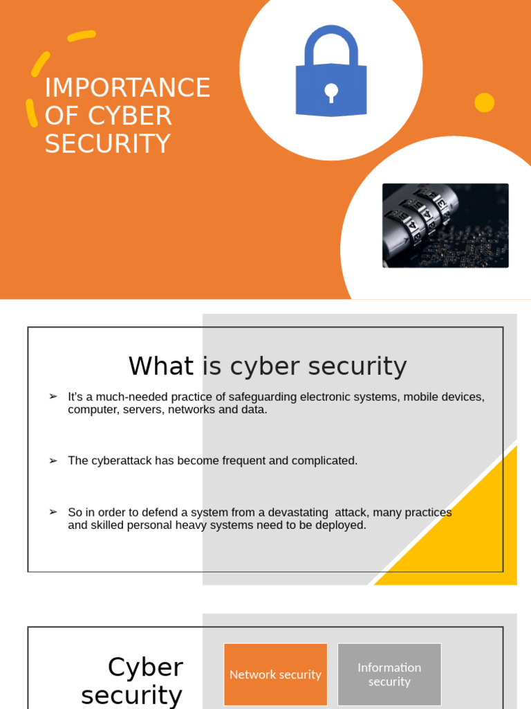 Importance of Cyber Security | PDF