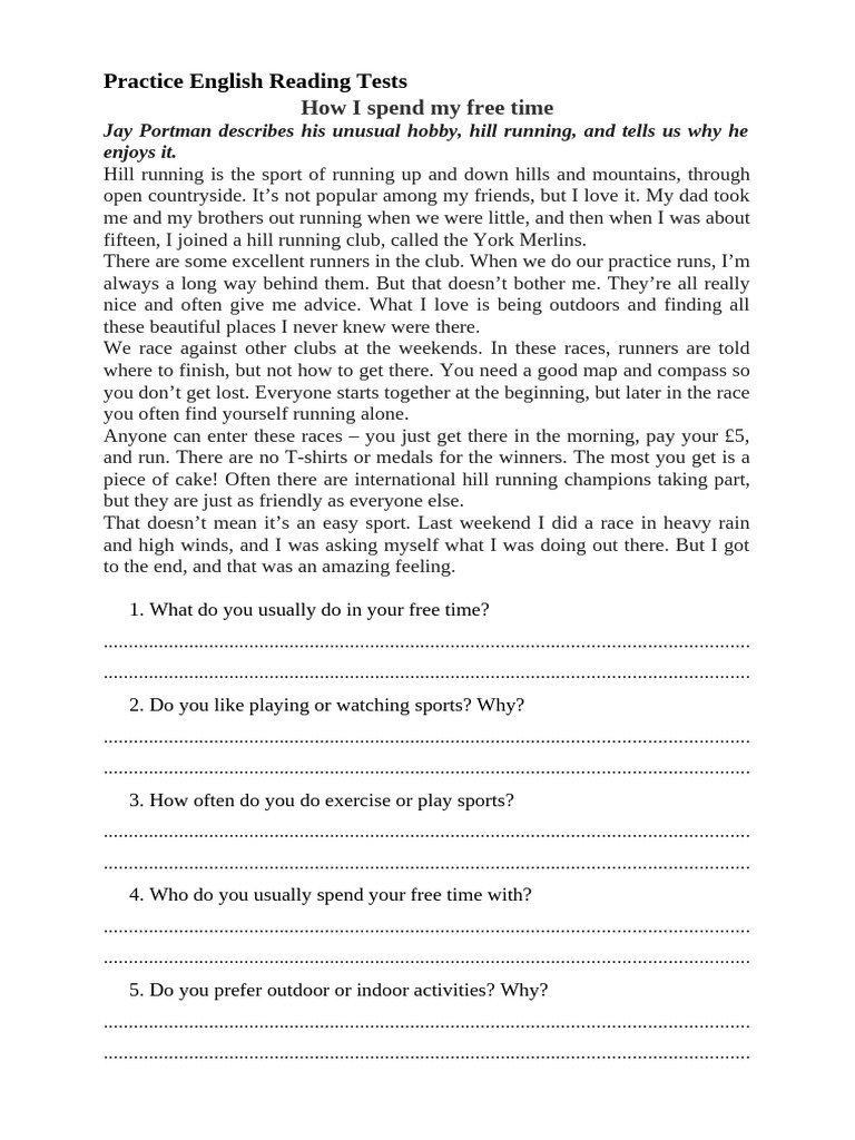 Day 3 Practice English Reading Tests 9-12 | PDF | Photographer
