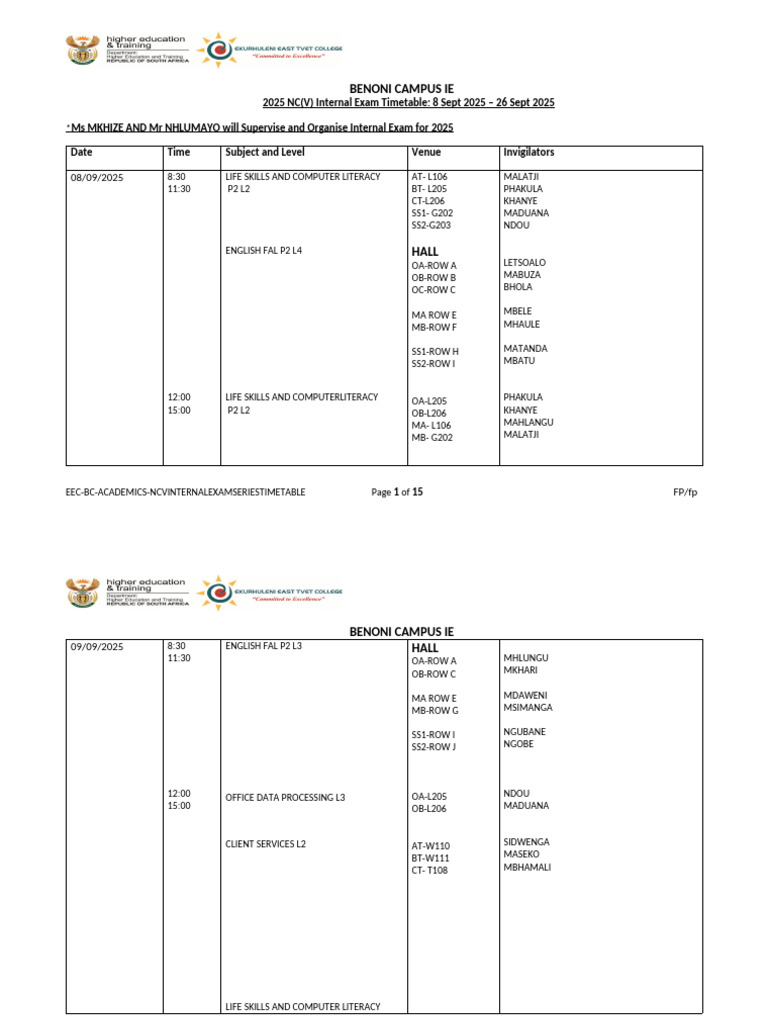 Benoni Final Ie 2025 Sept | PDF