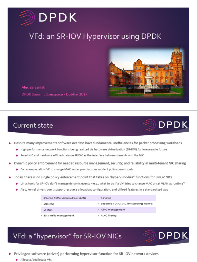 DPDK Userspace2017 Day2 3 VFD | PDF | Network Interface Controller ...