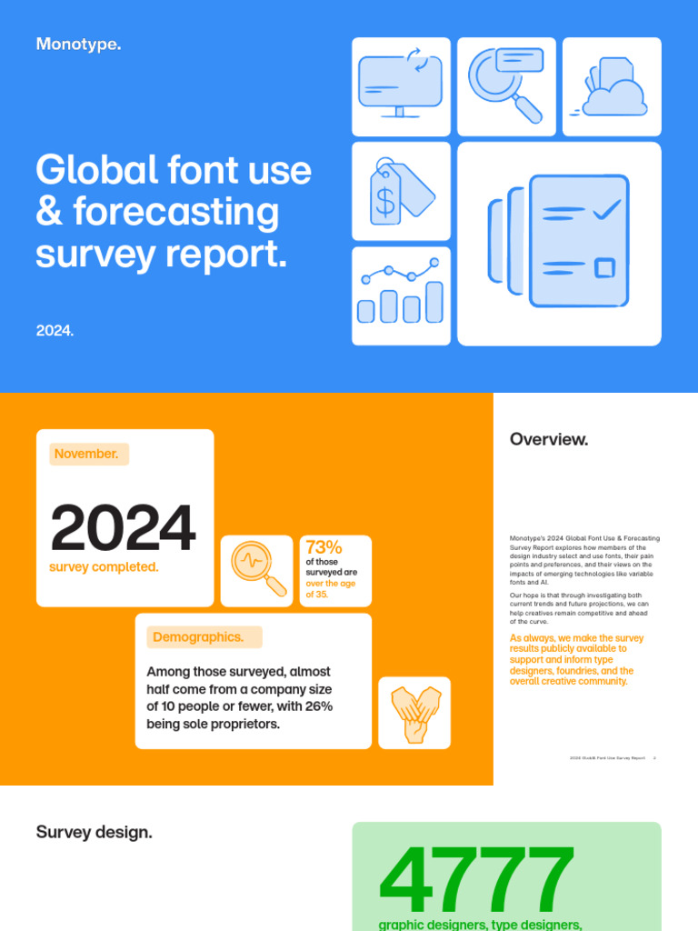 2024 Global Font Use Insights Report | PDF | Typefaces | Artificial ...