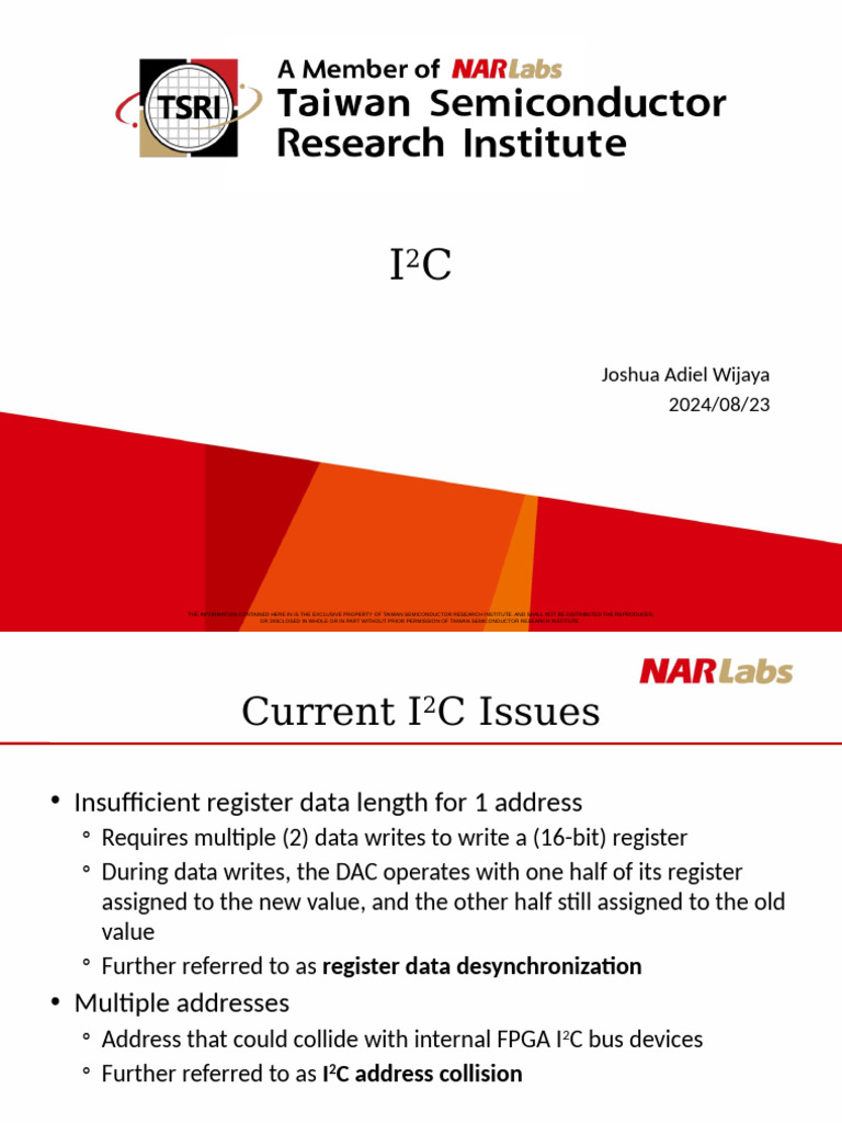 I2C Register Data Synchronization Issues | PDF | Phase (Waves ...