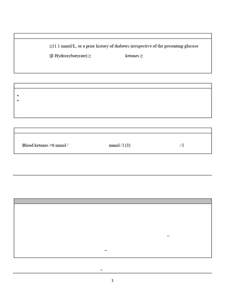 Revised Guidelines For Management of DKA in Adults 200724 | PDF ...
