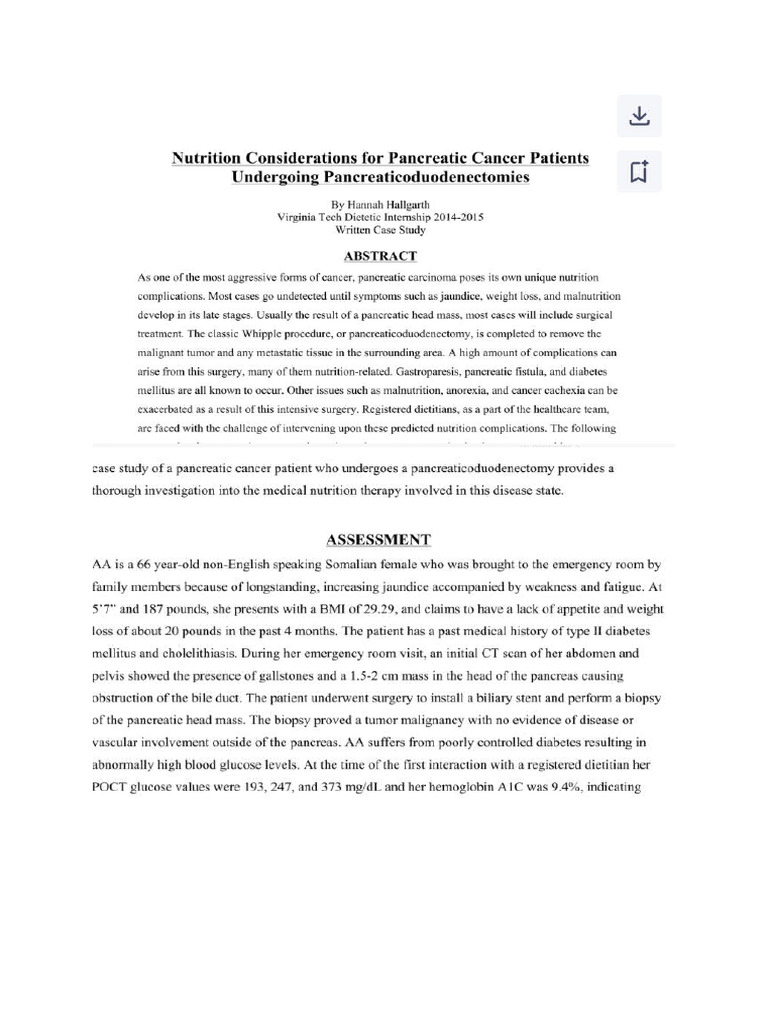 Cancer Case Study | PDF