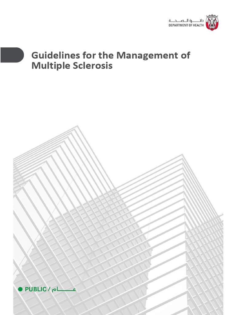 MS Management Seclorsis Guideline - PD | PDF | Multiple Sclerosis | Myelin