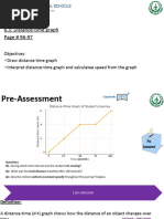Understanding Distance-Time Graphs | PDF | Slope | Speed