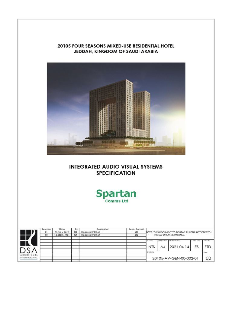 680043745 FS Hotel Jeddah Corniche Integrated Audio Visual Systems ...