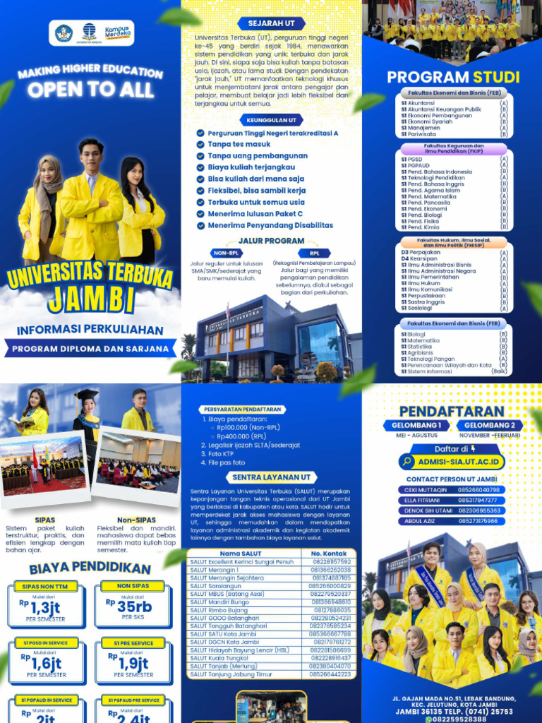 Brosur UT Jambi 2025 | PDF