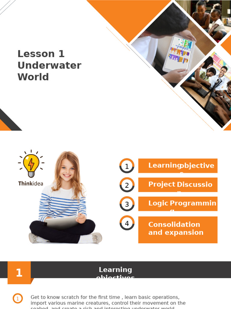 Scratch Programming: Underwater World | PDF