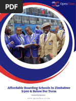 Zimbabwe Distance Chart | PDF