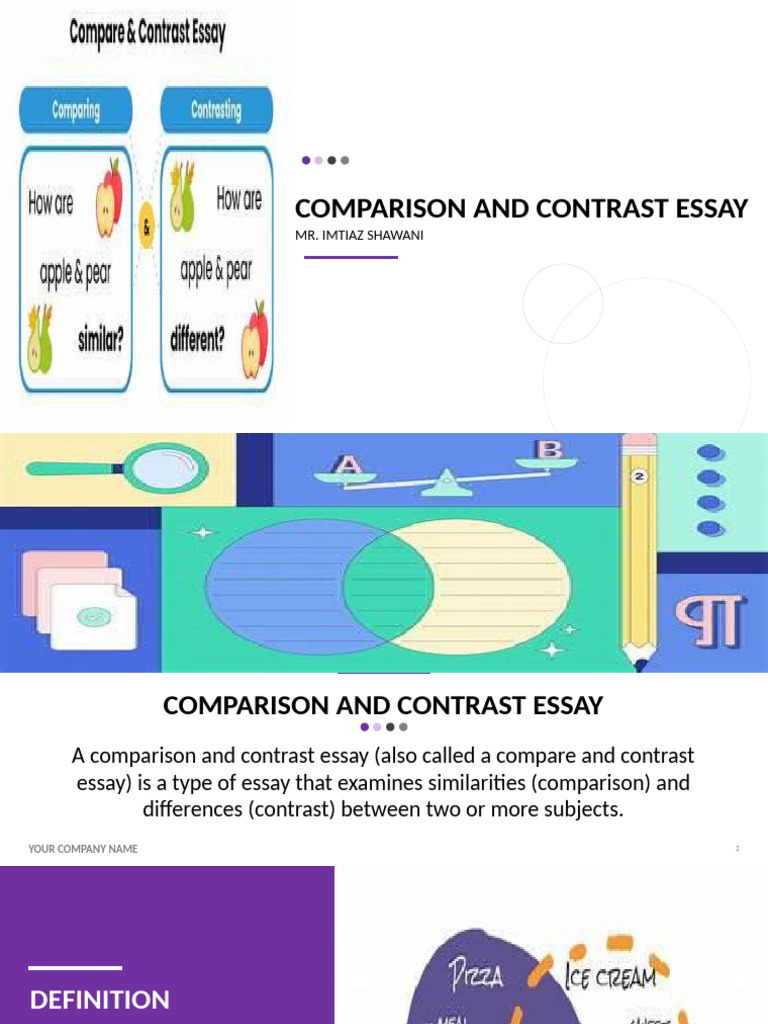 Comparison and Contrast Essay Guide | PDF | Essays | Educational Technology