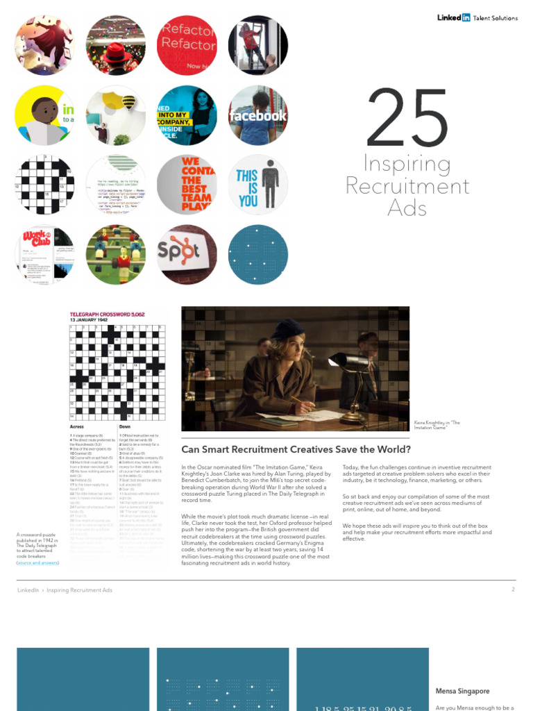 Creative Recruitment Ads That Inspire | PDF