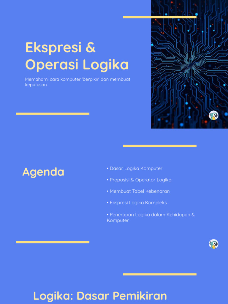 Ekspresi Operasi Logika | PDF