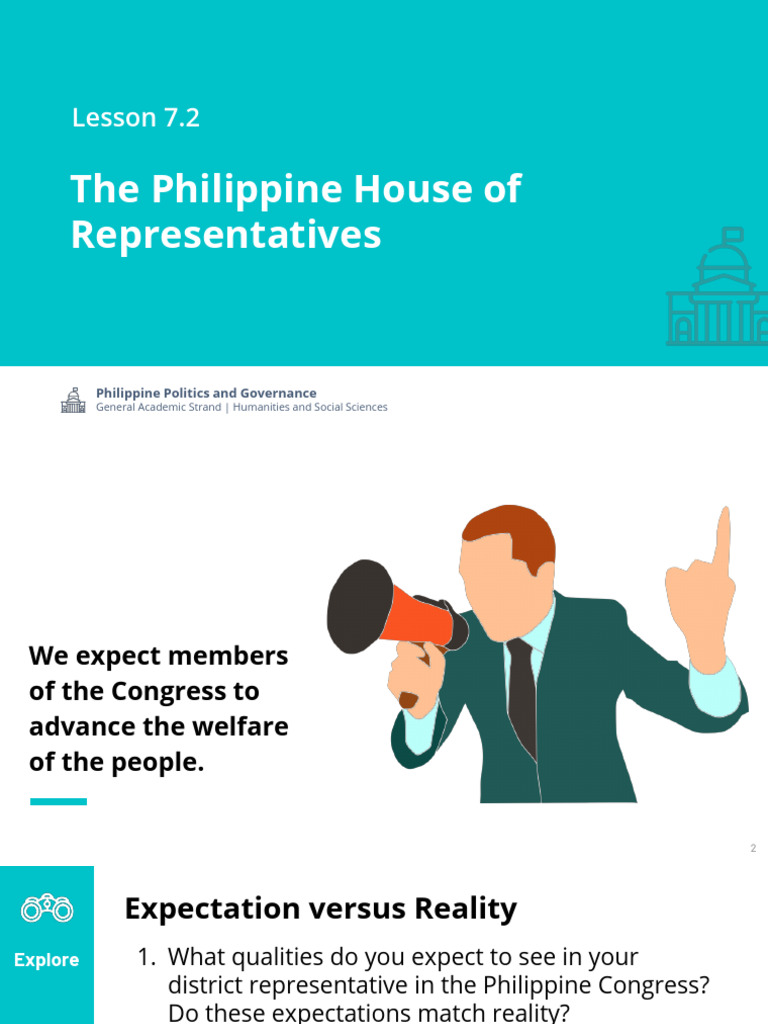 Lesson 7.2 The House of Representatives | PDF | United States House Of ...