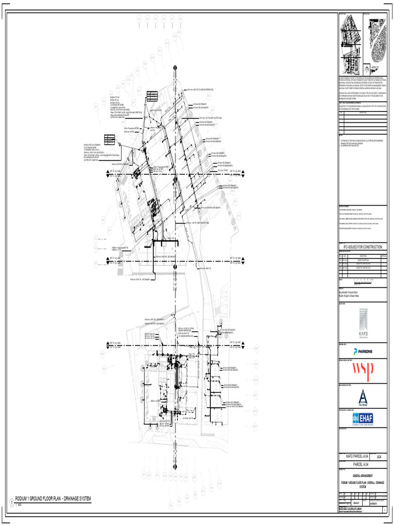 KAFD 3.09 Drainage System Plan | PDF
