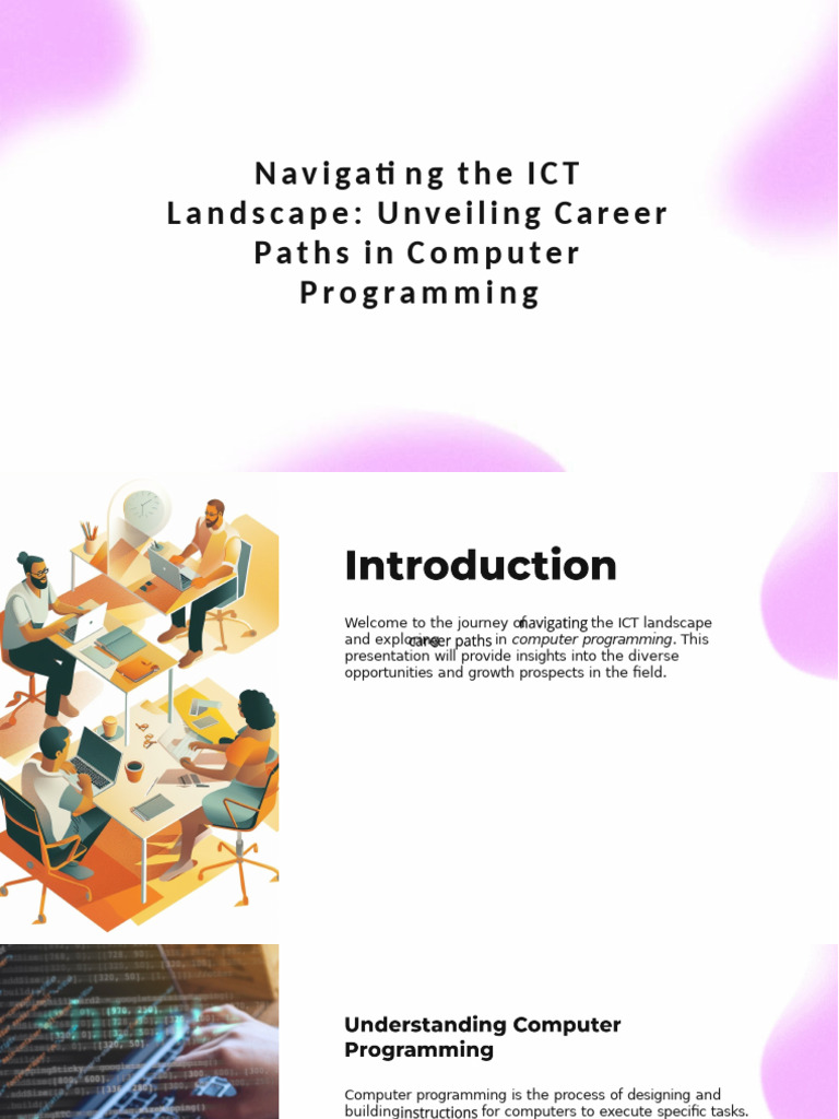1 Navigating the Ict Landscape Unveiling Career Paths in Computer ...
