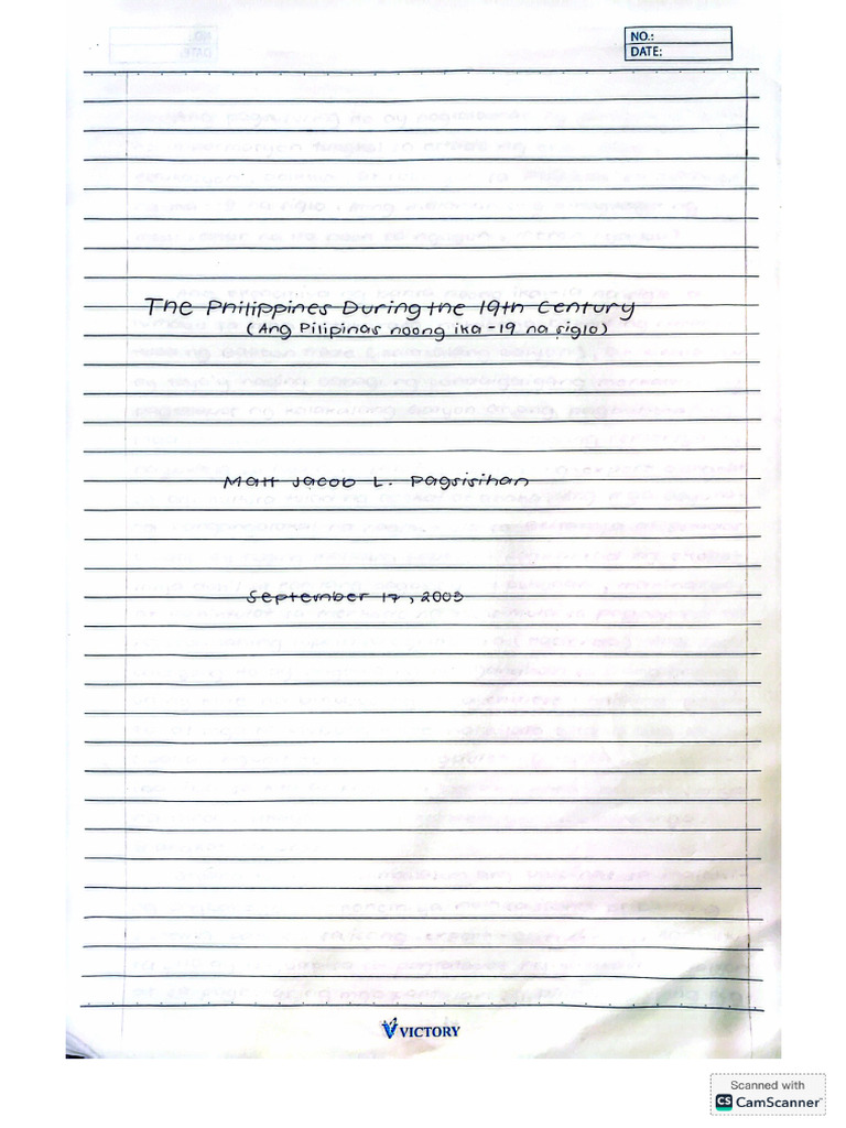 Pagsisihan Research Philippines 19thcent | PDF
