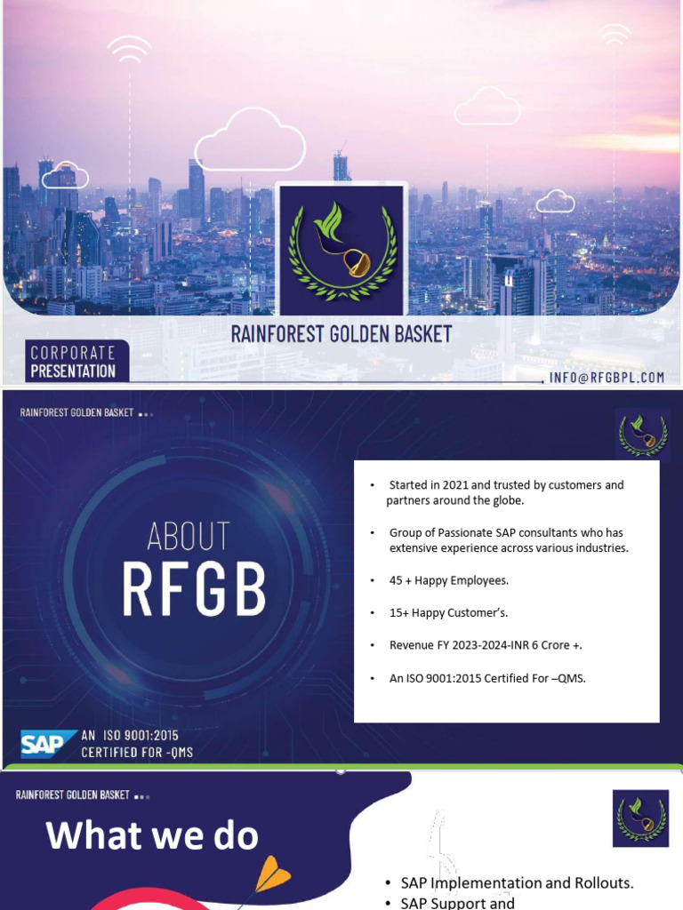 Company Profile RFGB Oct 2025 | PDF | Web Development | Cloud Computing