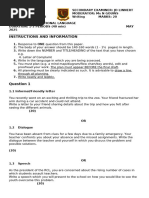 Grade 9 Longer Transactional Writing | PDF
